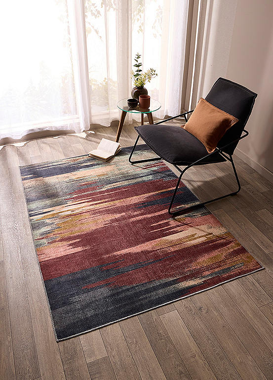 Origin Sedona Rust Washable Rug | Kaleidoscope