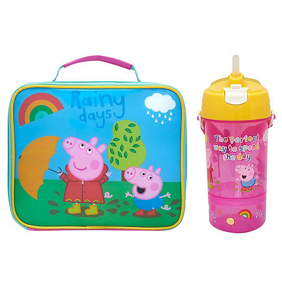 Peppa Pig Perfect Day Lunch Bag & Sip N’ Snack Canteen | Kaleidoscope