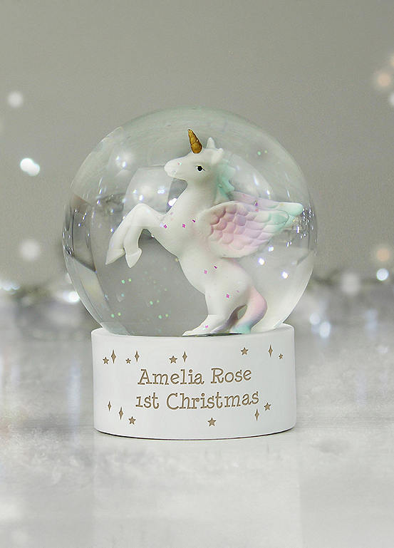 Personalised Message Elf Glitter Snow Globe | Kaleidoscope