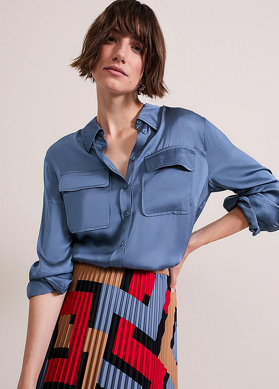 Phase Eight Avianna Utility Shirt | Kaleidoscope