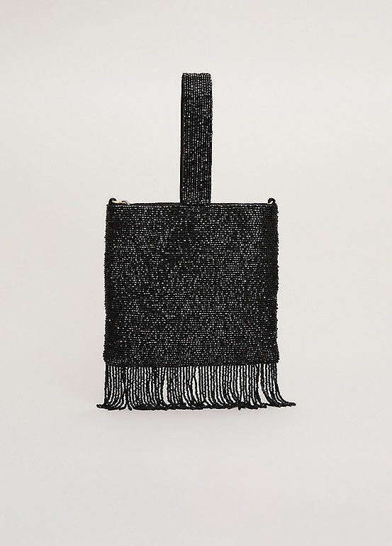 Phase Eight Black Beaded Bag | Kaleidoscope