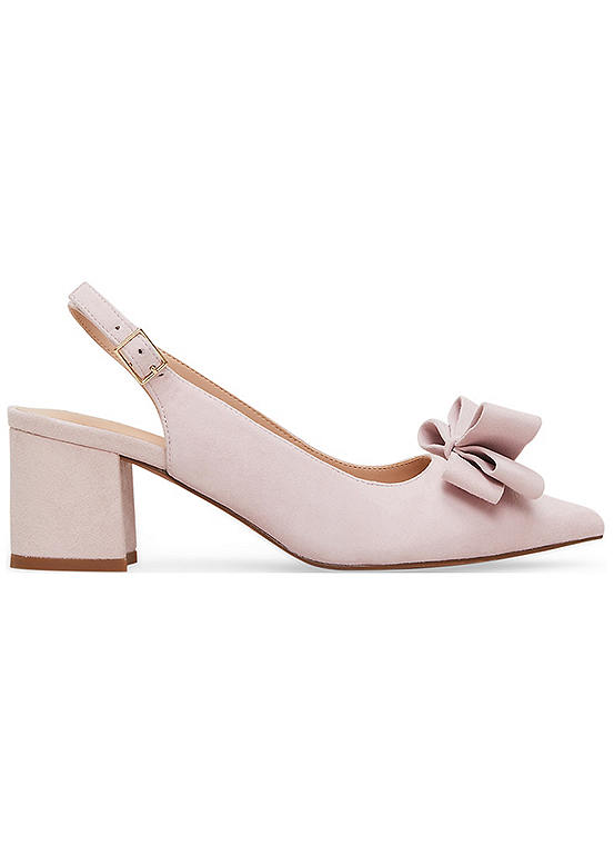 Phase Eight Bow Front Block Heel Shoes | Kaleidoscope