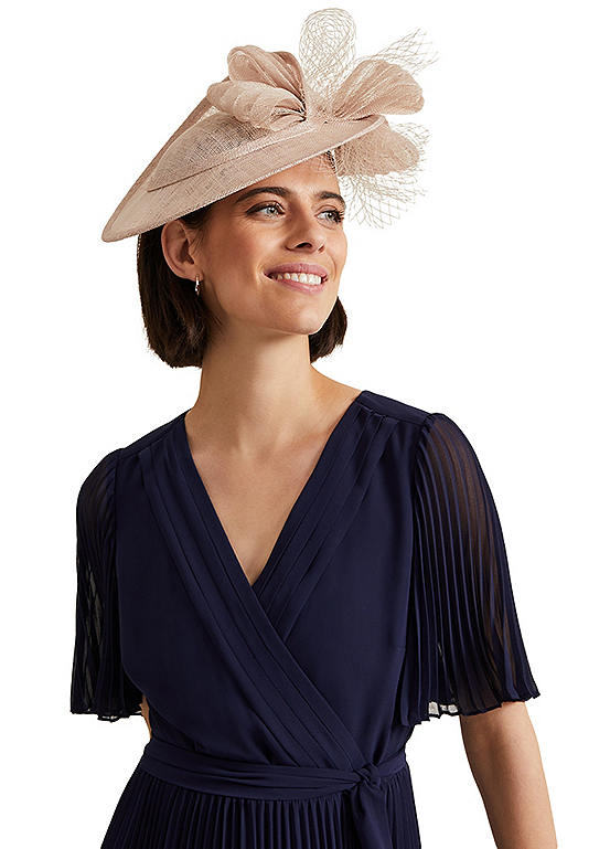 Phase Eight Bow Twist Back Disc Fascinator | Kaleidoscope