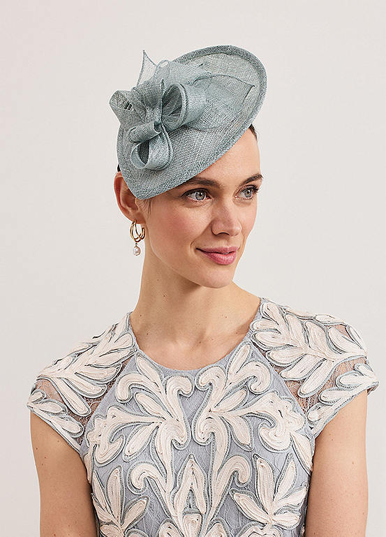 Phase Eight Green Oval Fascinator | Kaleidoscope