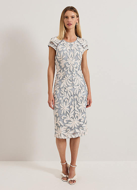 Phase Eight Karima Tapework Midi Dress | Kaleidoscope