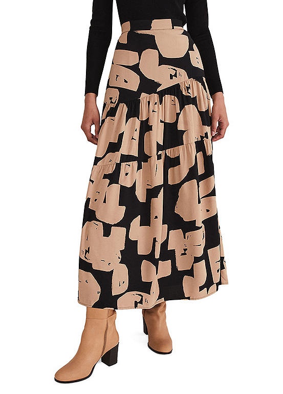 Phase Eight Luana Geo Midi Skirt | Kaleidoscope
