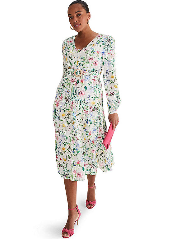 Phase Eight Maya Floral Midaxi Dress | Kaleidoscope