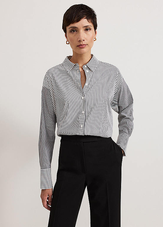 Phase Eight Mixed Stripe Shirt | Kaleidoscope