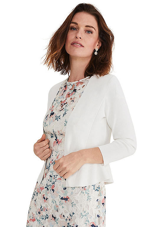 Phase Eight Salma Flare Hem Knitted Jacket | Kaleidoscope