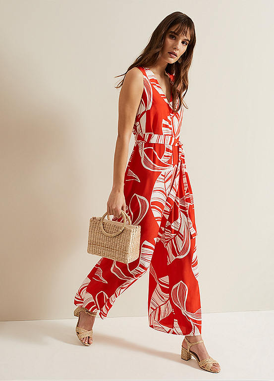 Phase Eight Suzie Leaf Jumpsuit | Kaleidoscope