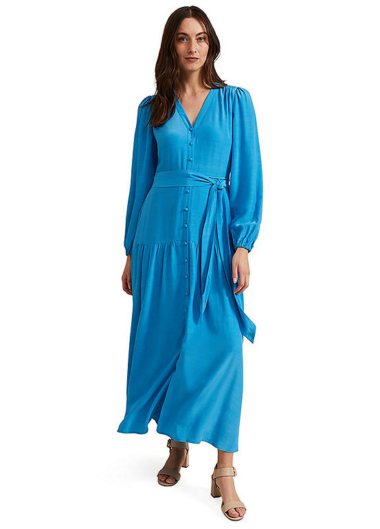 Phase Eight Tori Button Through Maxi Dress | Kaleidoscope