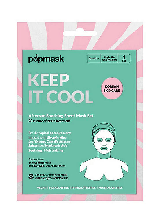 Popmask Popmask Keep It Cool Aftersun Sheet Mask Set | Kaleidoscope