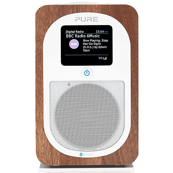 Pure Evoke H3 Compact DAB + Radio with Bluetooth - Walnut | Kaleidoscope