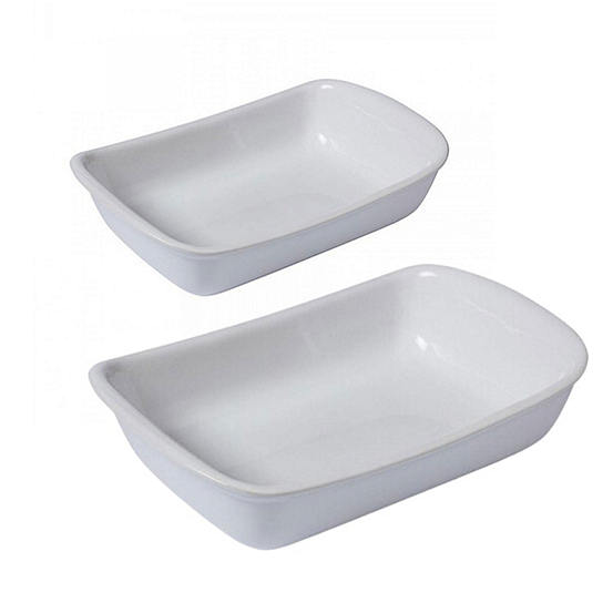 Pyrex Supreme Roaster Set, White | Kaleidoscope