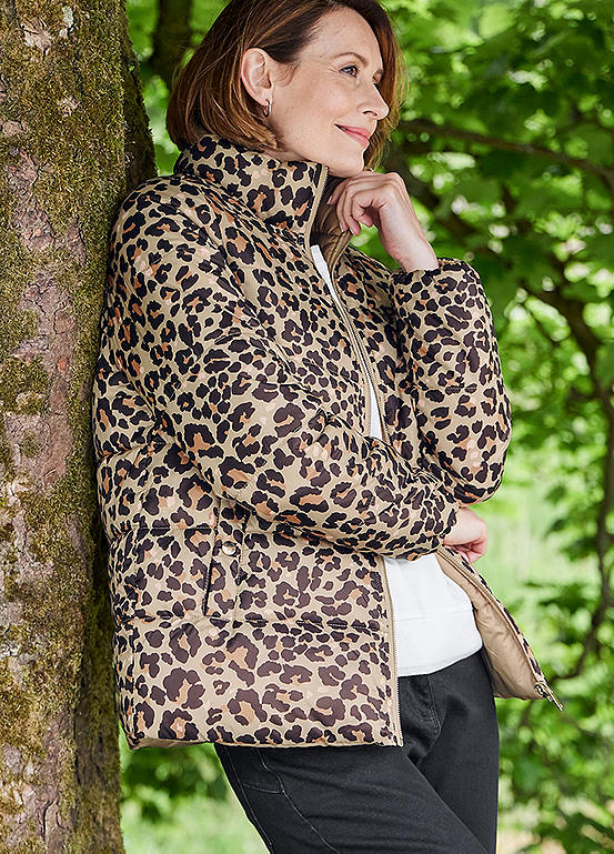 Reversible Animal Print Padded Jacket by Kaleidoscope | Kaleidoscope