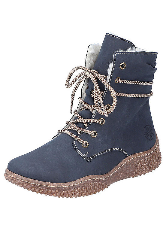 Rieker Decorative Quilted Winter Boots | Kaleidoscope