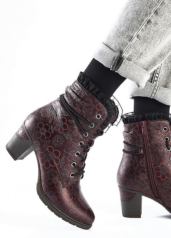 Rieker Floral Western Boots | Kaleidoscope