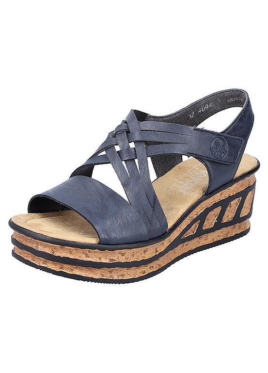 Rieker Strappy Wedge Sandals | Kaleidoscope