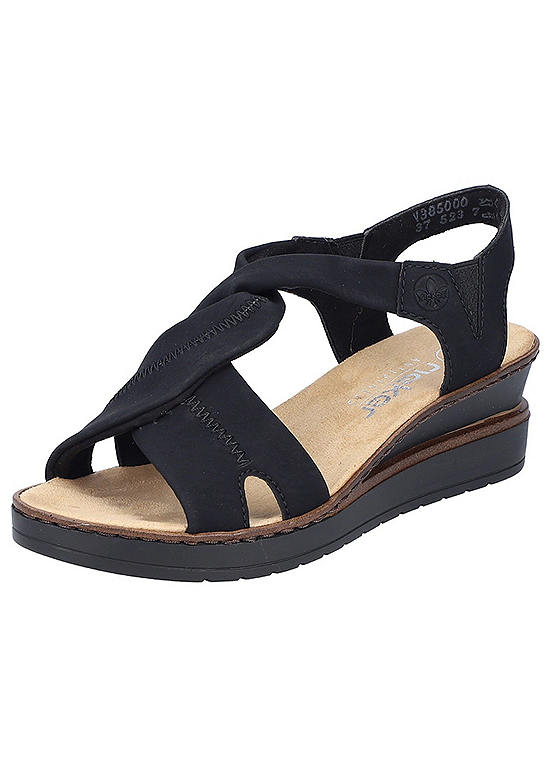 Rieker Wedge Sandals | Kaleidoscope