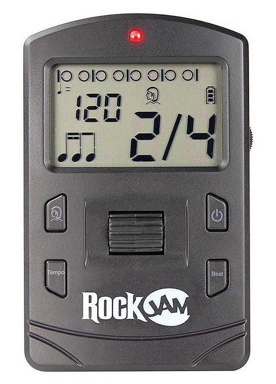 RockJam Rechargeable Electronic Metronome for Piano & Guitar with Voice ...