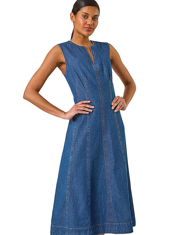 Roman Originals Panel Detail Midi Dress | Kaleidoscope