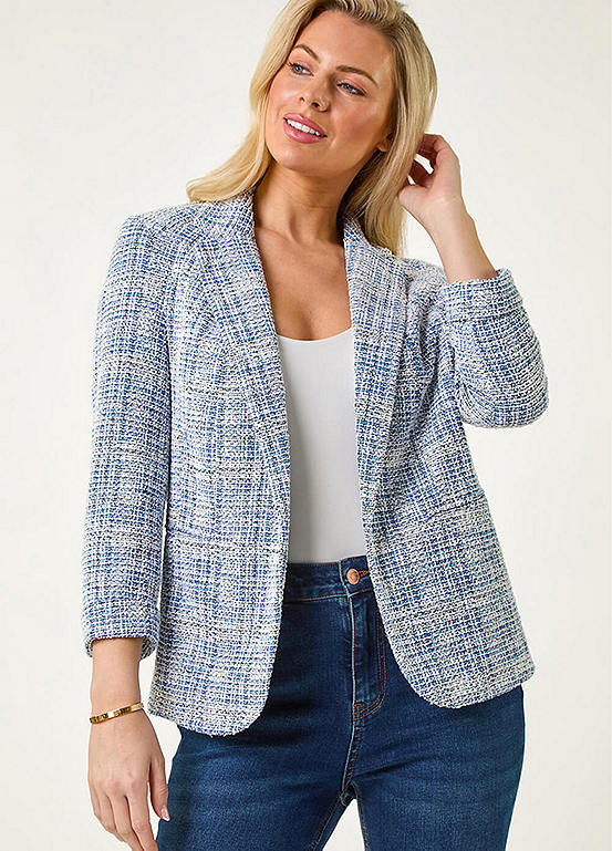 Roman Petite Revere Collar Blazer | Kaleidoscope