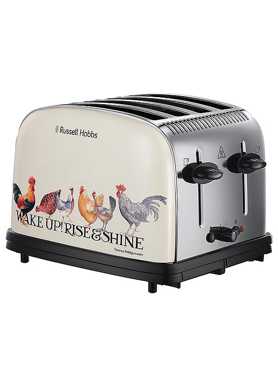 Russell Hobbs Emma Bridgewater Rise & Shine 4 Slice Toaster - 25780 ...