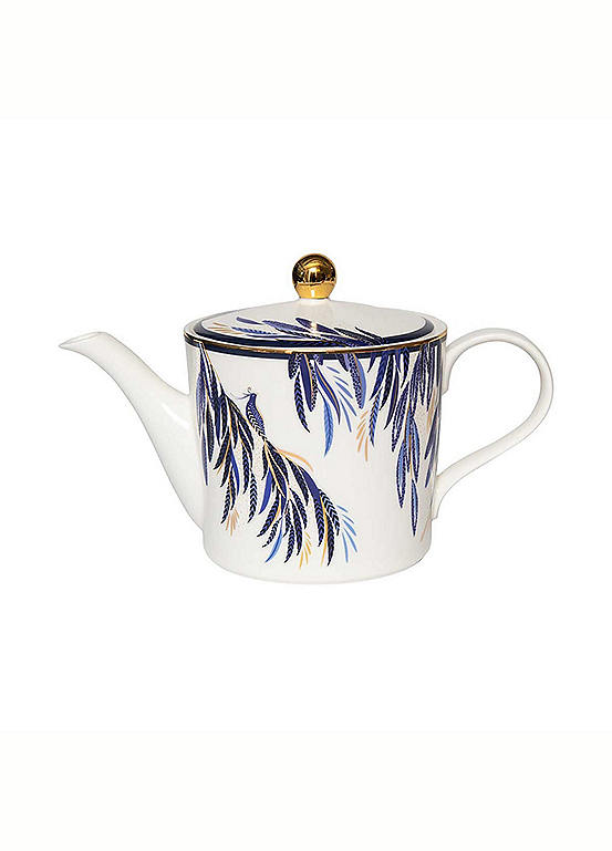 Sara Miller Anniversary Teapot - Feather Tail | Kaleidoscope