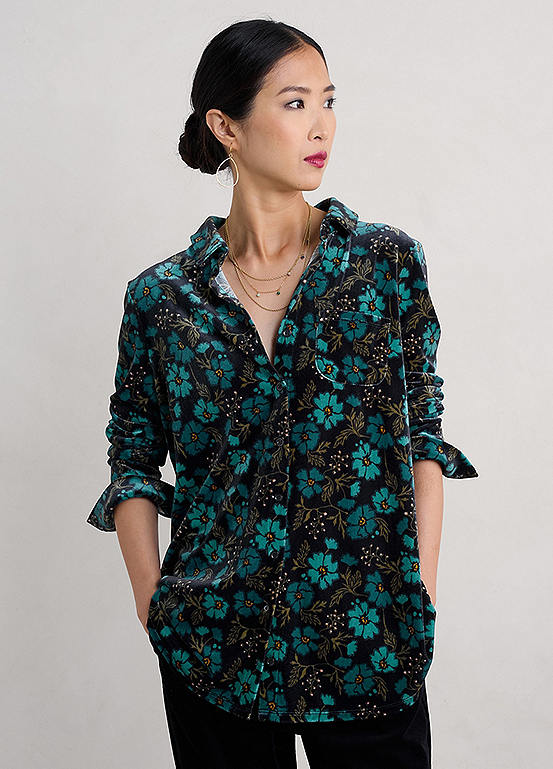 Seasalt Cornwall Black Elm Tree Shirt | Kaleidoscope