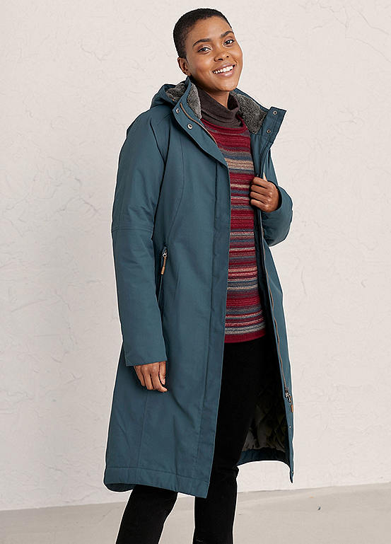 Seasalt Cornwall Janelle Waterproof Coat - Grey | Kaleidoscope