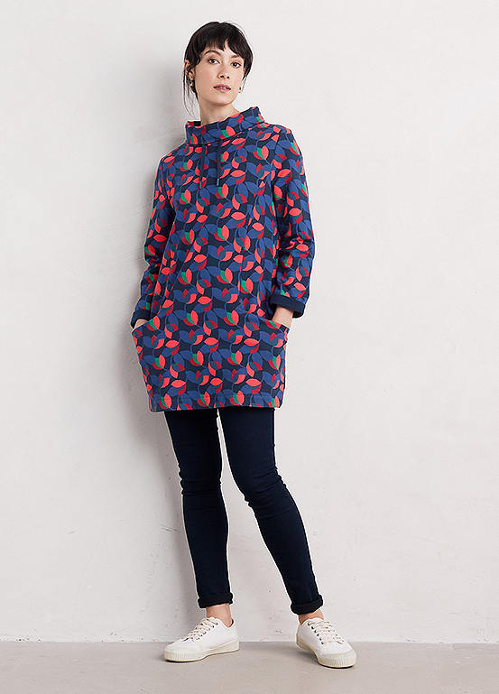 Seasalt Cornwall Multi Formative Brushed Back Jersey Tunic | Kaleidoscope