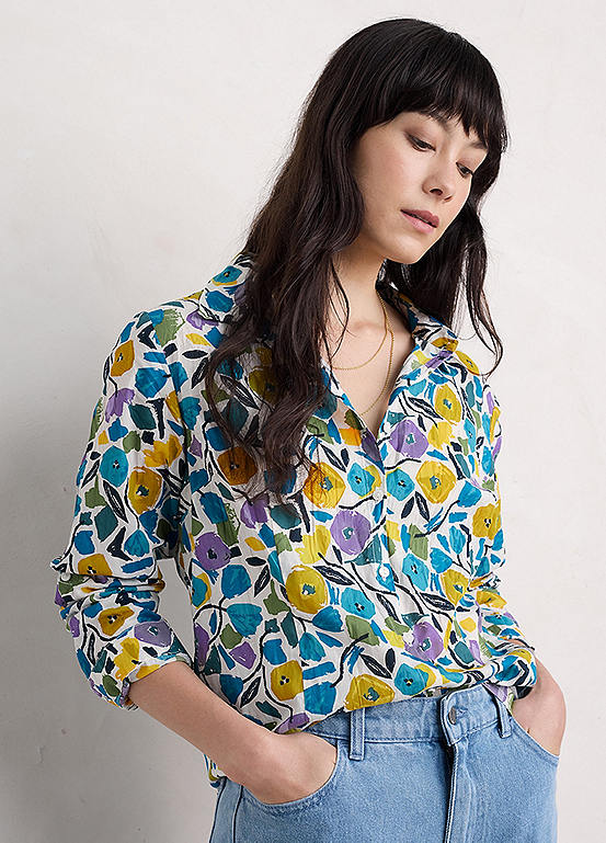 Seasalt Cornwall Multi Larissa Organic Cotton Shirt | Kaleidoscope