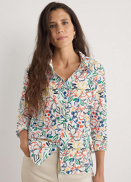 Seasalt Cornwall Multi Larissa Organic Cotton Shirt | Kaleidoscope