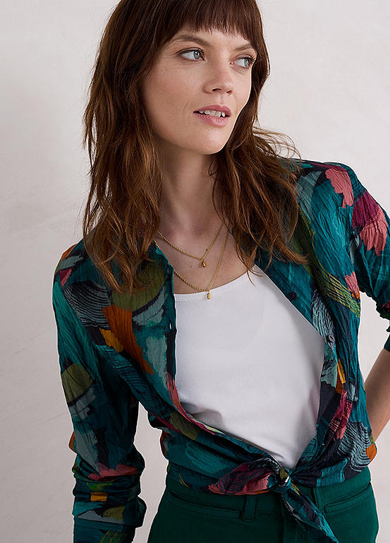 Seasalt Cornwall Multi Larissa Organic Cotton Shirt | Kaleidoscope