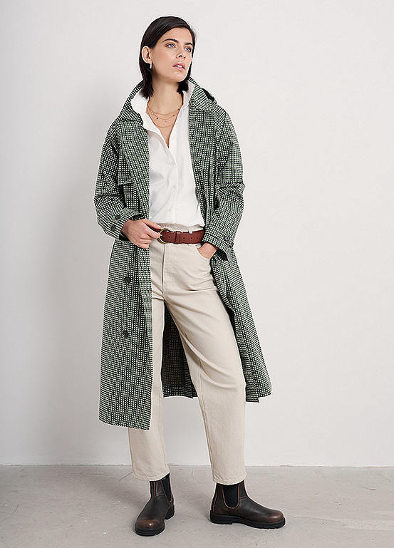 Seasalt Cornwall Multi Penweathers Waterproof Trench Coat | Kaleidoscope