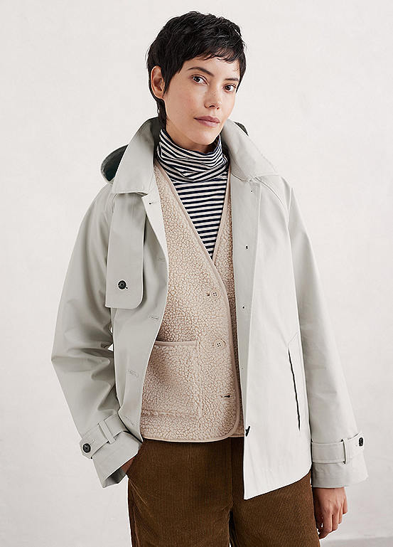 Seasalt Cornwall Natural Neap Tide Waterproof Jacket | Kaleidoscope