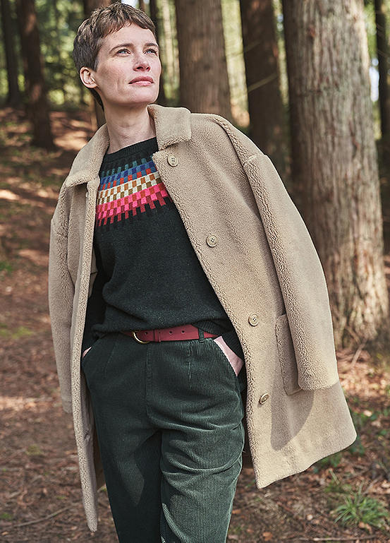 Seasalt Cornwall Natural Sandymouth Bay Coat | Kaleidoscope