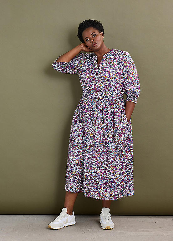 Seasalt Cornwall Purple Fawn Dress | Kaleidoscope