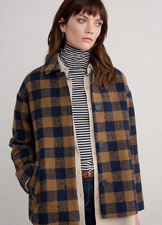 Seasalt Cornwall Yellow Beamwind Coat Make Do | Kaleidoscope