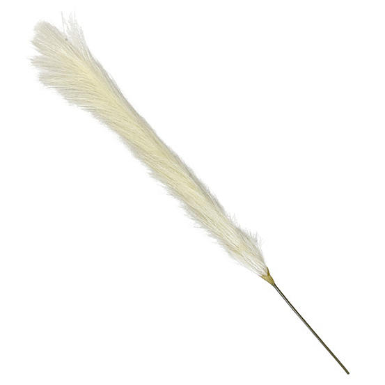 Set of 10 Faux Single White Faux Bulrush | Kaleidoscope