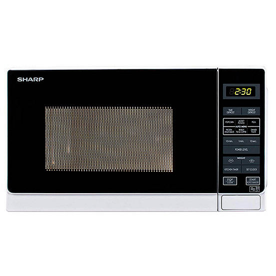Sharp R272WM 20L 800W Solo Microwave - White | Kaleidoscope