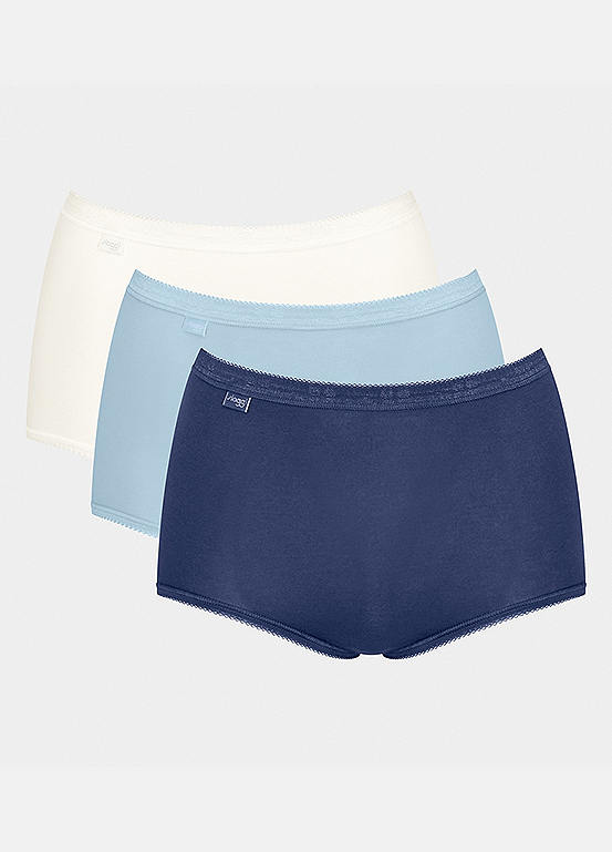 Sloggi Pack of 3 Basic Maxi Briefs | Kaleidoscope
