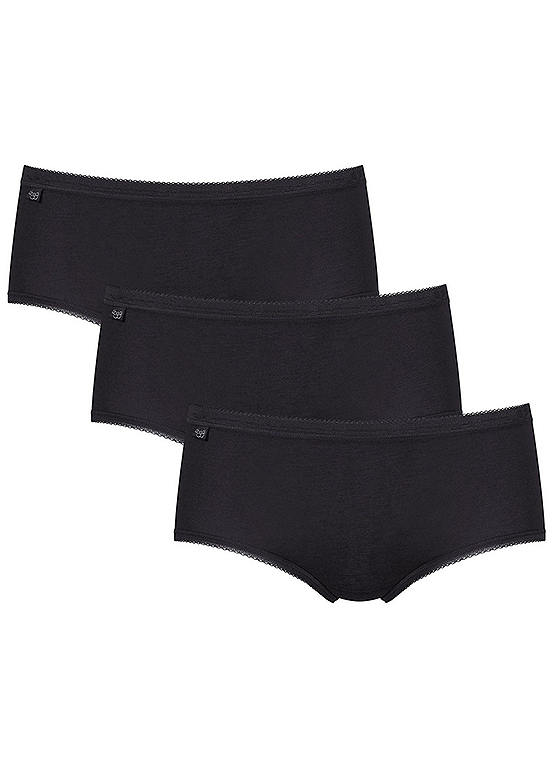 Sloggi Pack of 3 Basic Midi Briefs | Kaleidoscope