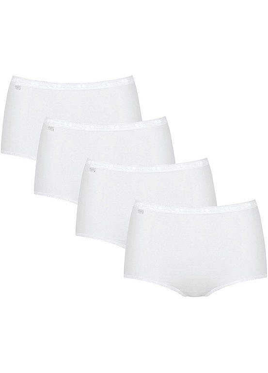 Sloggi Pack of 4 Maxi Briefs | Kaleidoscope