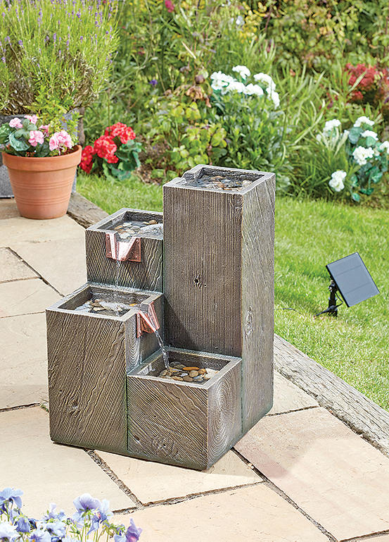 Smart Garden Rustic Cascade Water Feature | Kaleidoscope