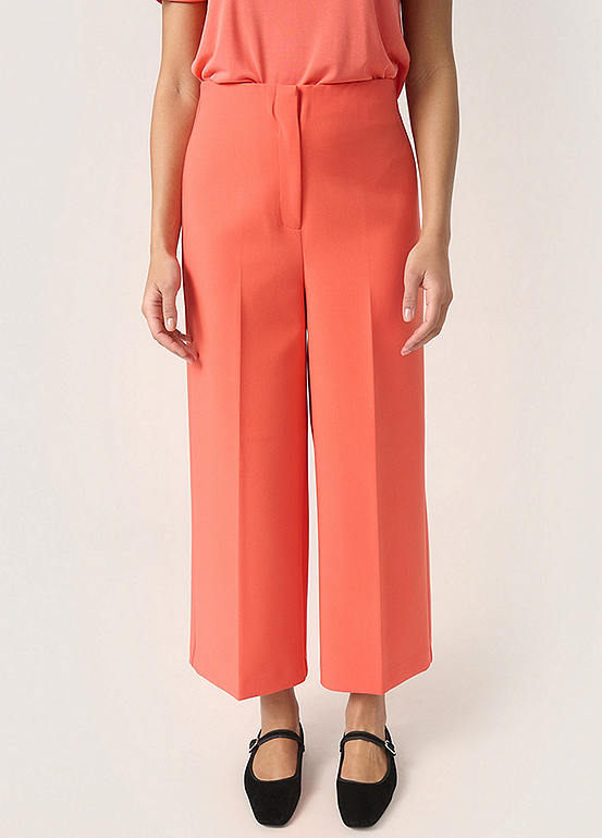 Soaked in Luxury Corinne High-Waist Culotte Trousers | Kaleidoscope