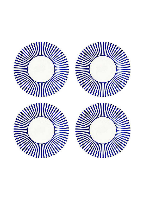 Spode Steccato Set of 4 Salad Plates | Kaleidoscope