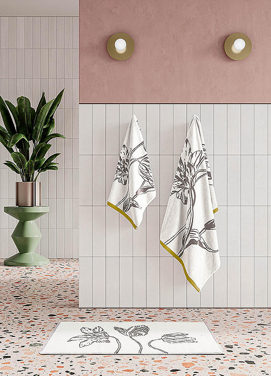 Ted Baker Tulip 100% BCI Cotton Towel Range | Kaleidoscope