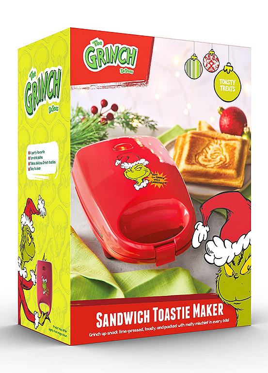 The Grinch Sandwich Toastie Maker - Red | Kaleidoscope