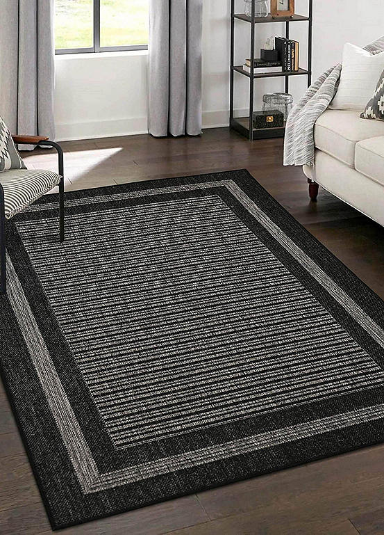 The Homemaker Rugs Collection Gel Backed Border Rug | Kaleidoscope